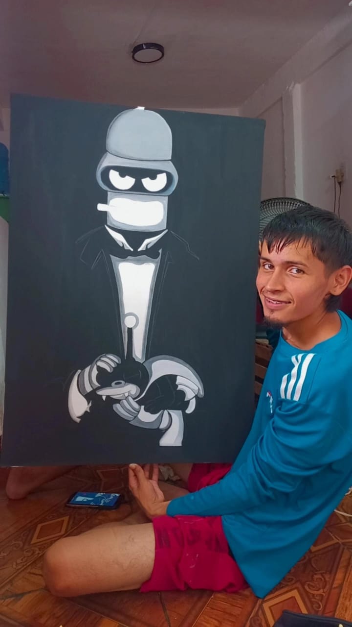 Conheça o talento de Lucas Art$, artista que une graffiti e artes plásticas